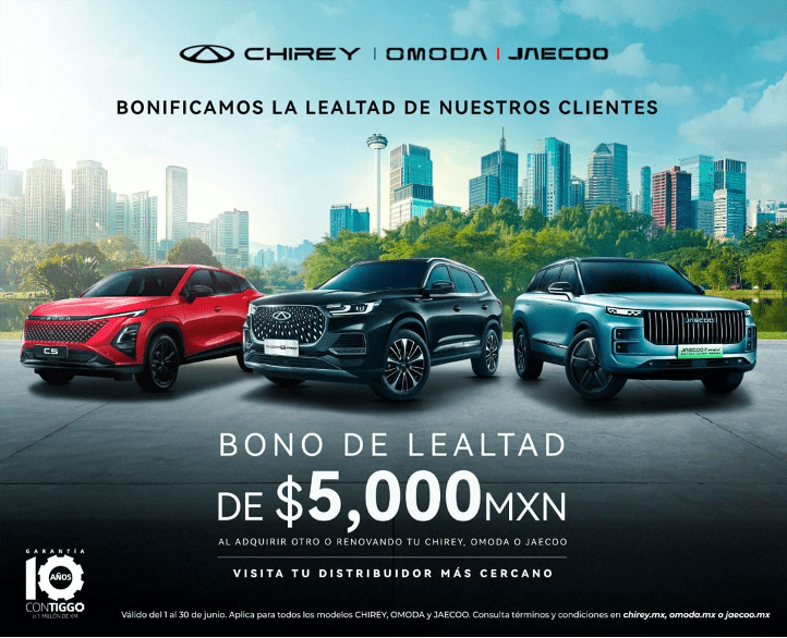 CHIREY MOTOR MÉXICO RECONOCE LA CONFIANZA DE SUS CLIENTES CON UN BONO ...